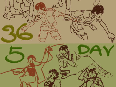 Day36/5 速写挑战9/10期_山林木之鸡-站酷ZCOOL