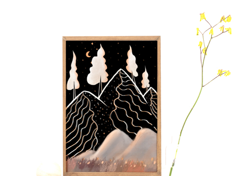 有星星的夜晚_LAMDOOM-站酷ZCOOL