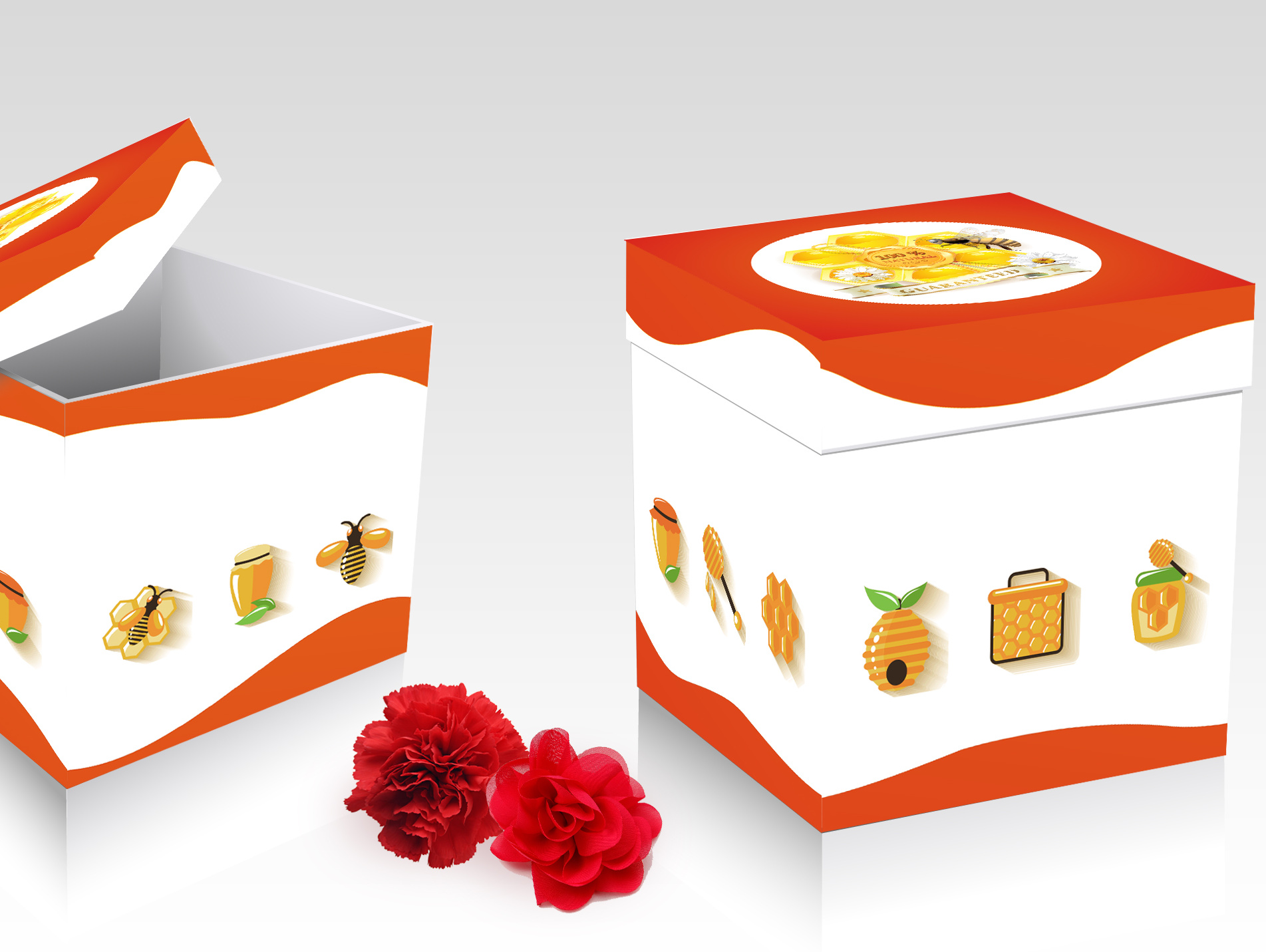 蜂蜜包装_Mark_zhu-站酷ZCOOL