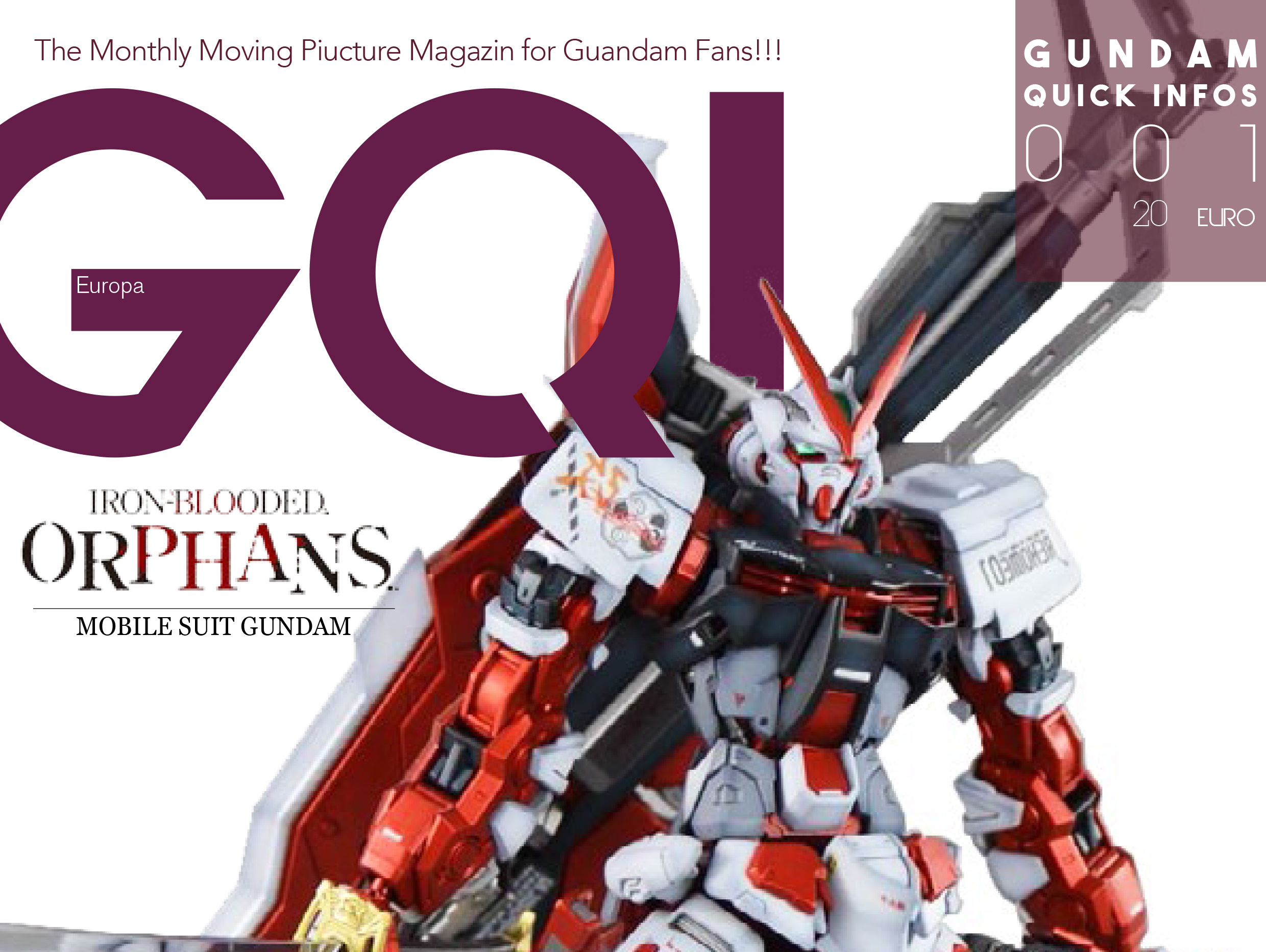 Gundam Quick Infos Magazin_汉堡人气王-站酷ZCOOL