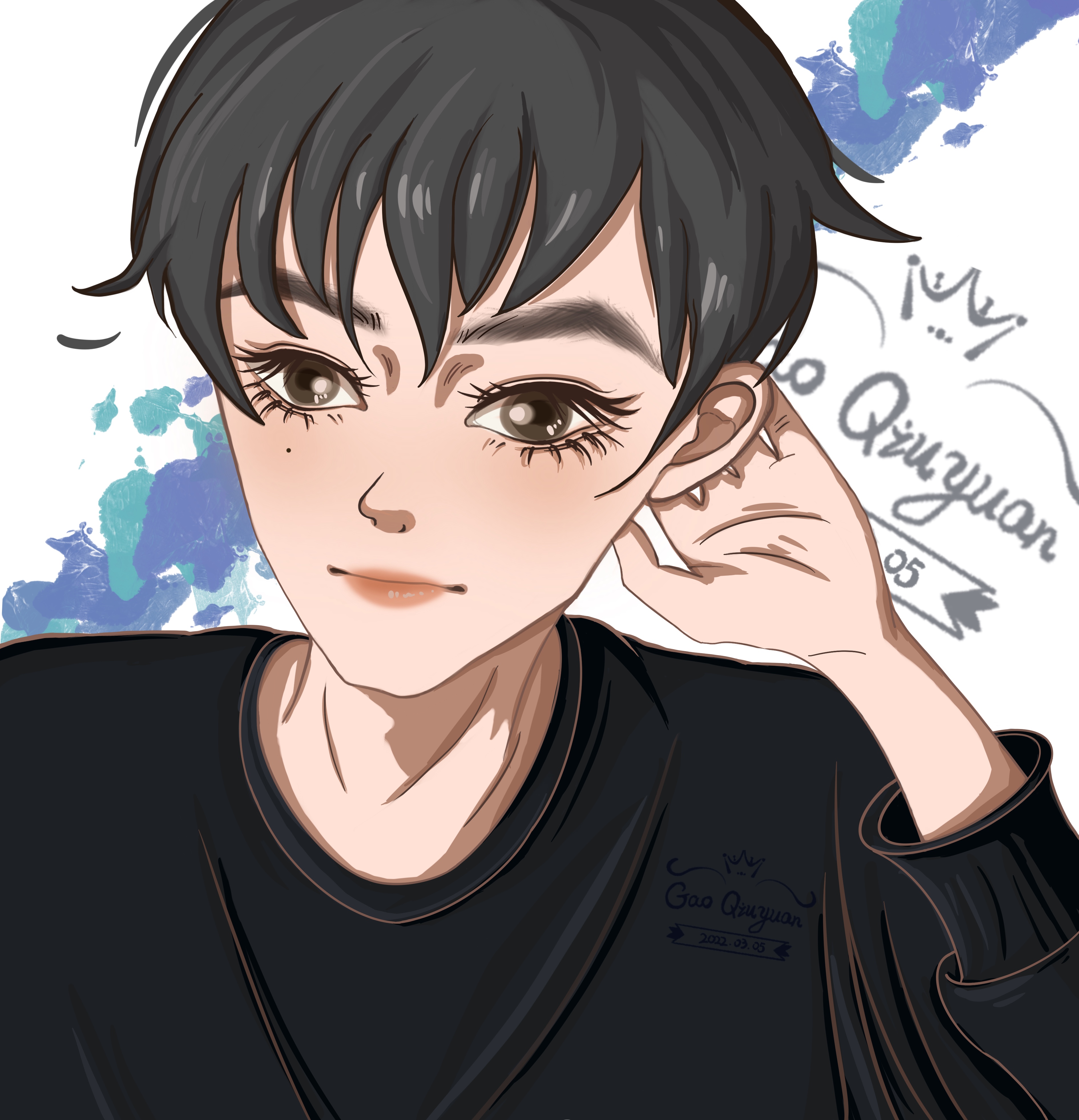 原创漫画头像_yy园园鸭-站酷ZCOOL