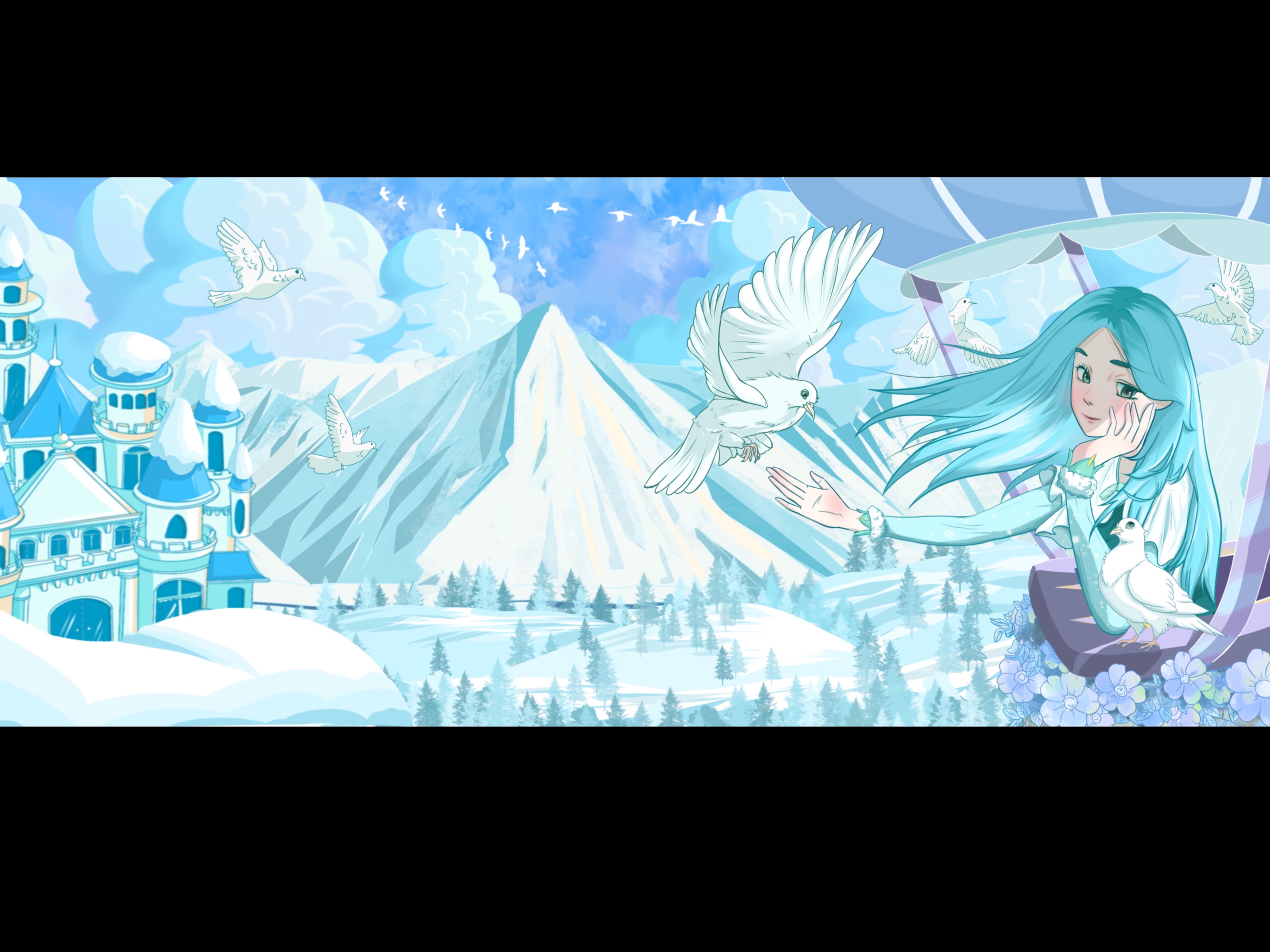 冬天要来探班了～_Minnie紫紫-站酷ZCOOL