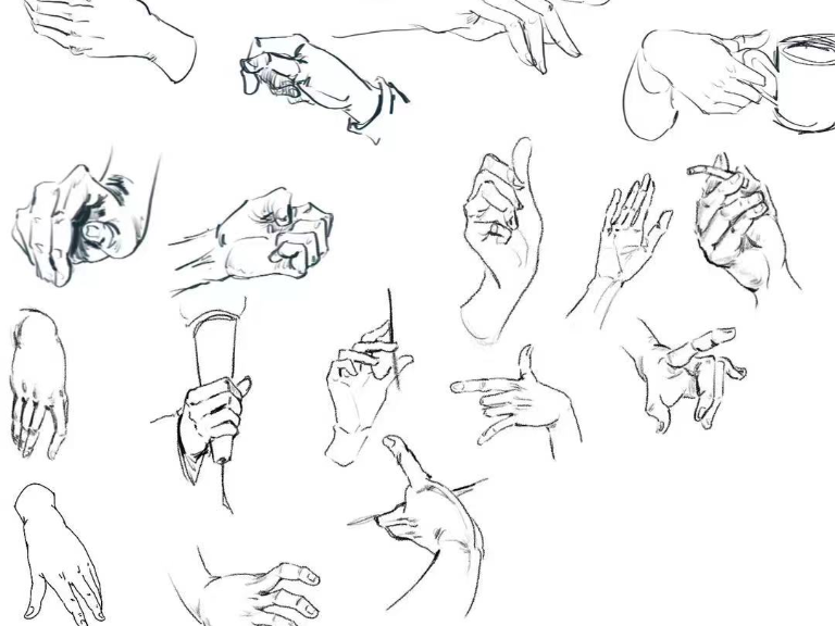 【16】手的练习_FA_鸽子铺-站酷ZCOOL