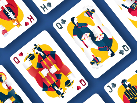 POK—扑克牌插画_YuZzin-站酷ZCOOL