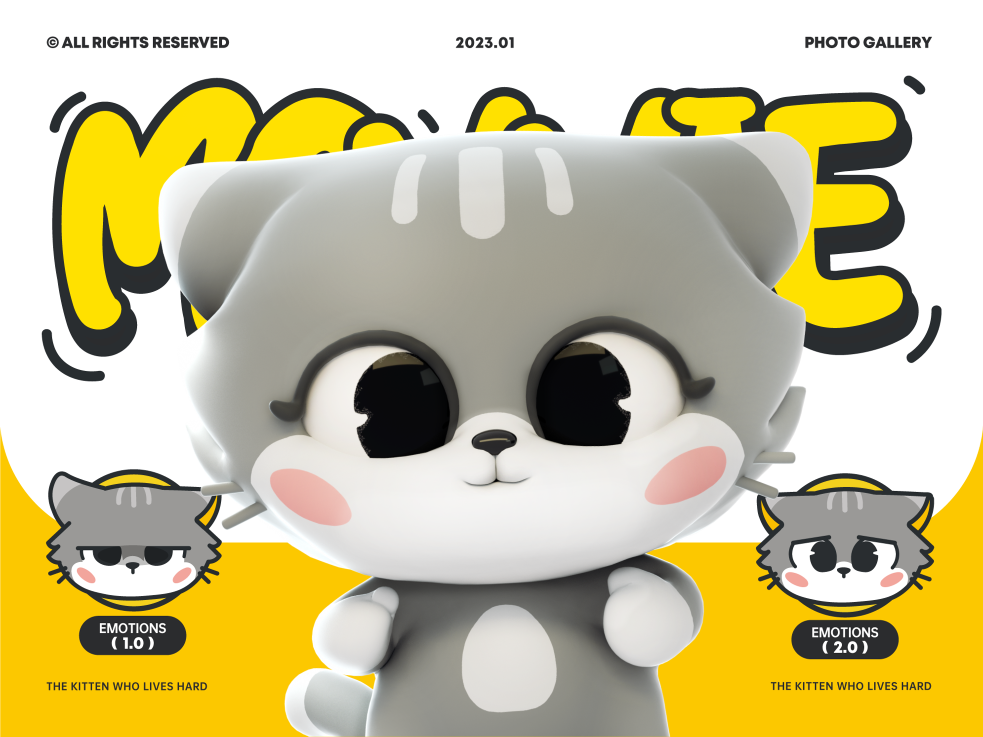 【Monnie 咪奈】| 猫猫我啊 打工的时候有两幅面孔捏！_BUFF白饭-站酷ZCOOL