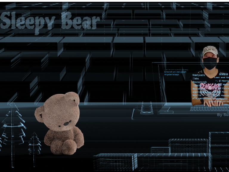 Blender，sleepy Bear_sunsea33-站酷ZCOOL