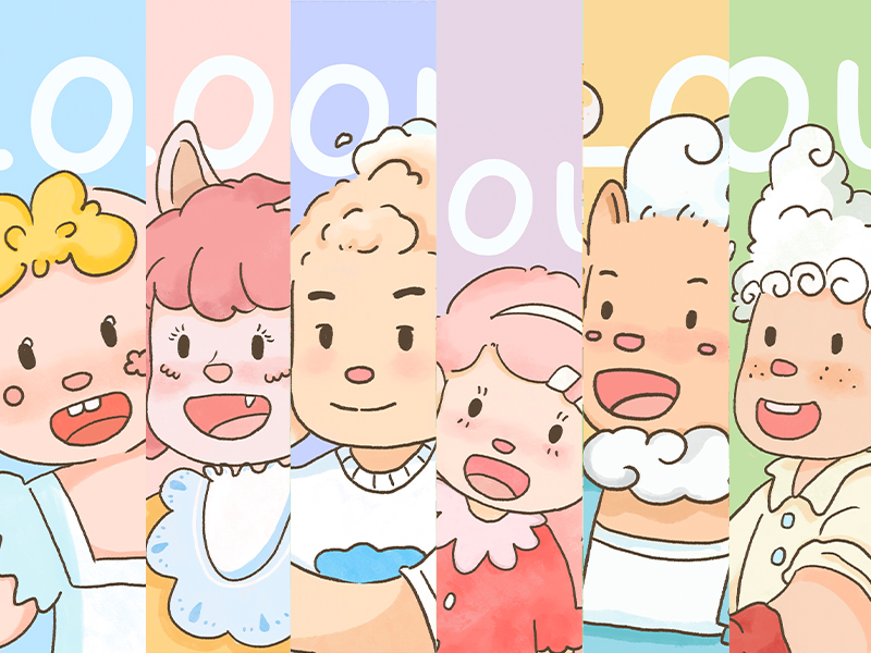 loud Ear | 云朵小世界的朋友们_何可茶-站酷ZCOOL