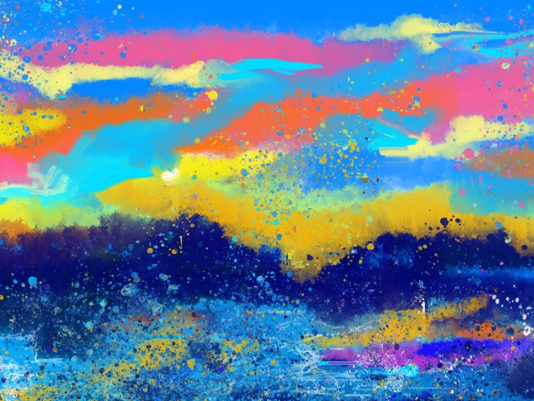 色彩练习1-上班摸鱼_美味小松鼠-站酷ZCOOL