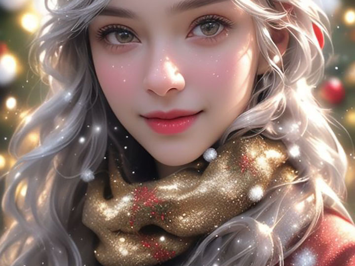 圣诞女孩_子璞996-站酷ZCOOL