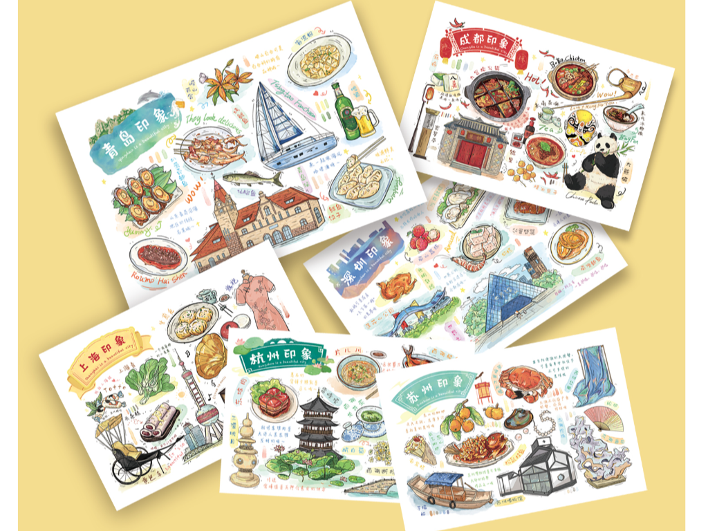 城市印象系列（一）_遥知Youki-站酷ZCOOL