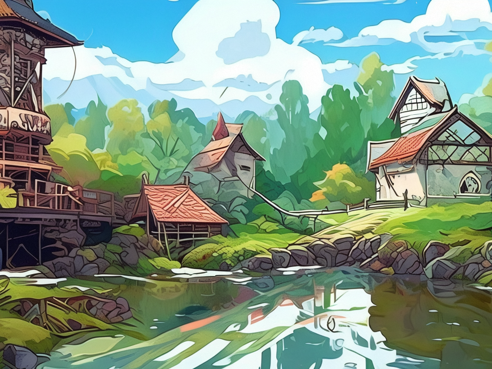 郊野山水（一）_煜辰PandaMaster-站酷ZCOOL