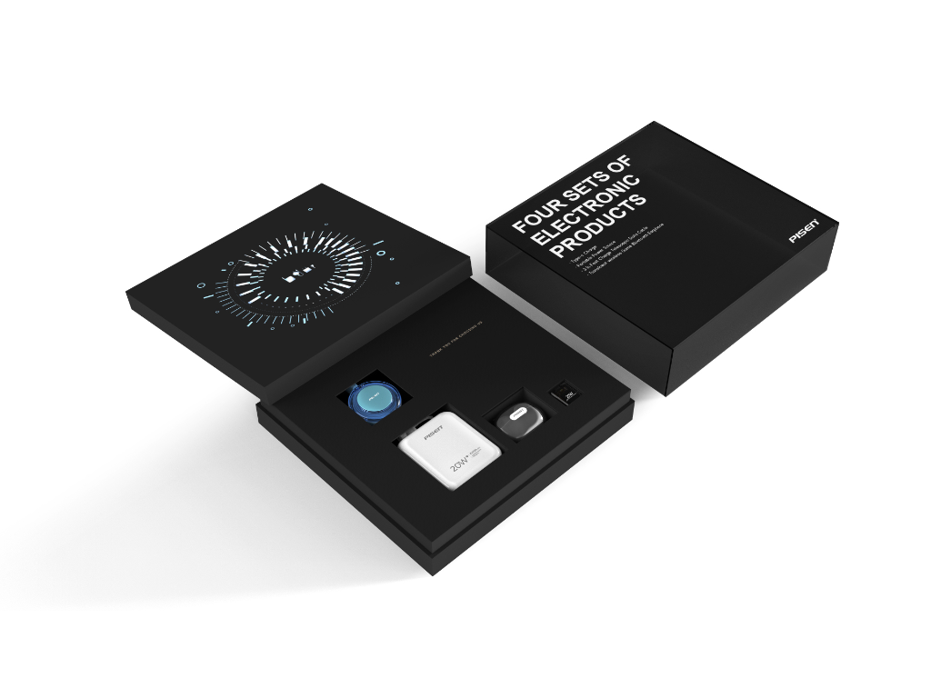 商务礼盒-四件套定制礼盒_GM品牌包装设计-站酷ZCOOL