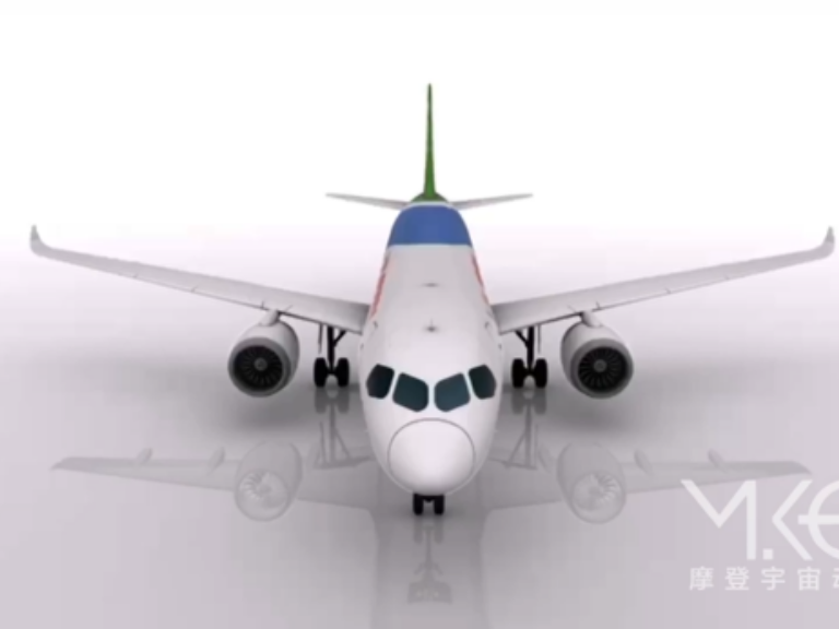 C919中国商用飞机有限公司数字样机三维展示片2_摩登宇宙动画-站酷ZCOOL