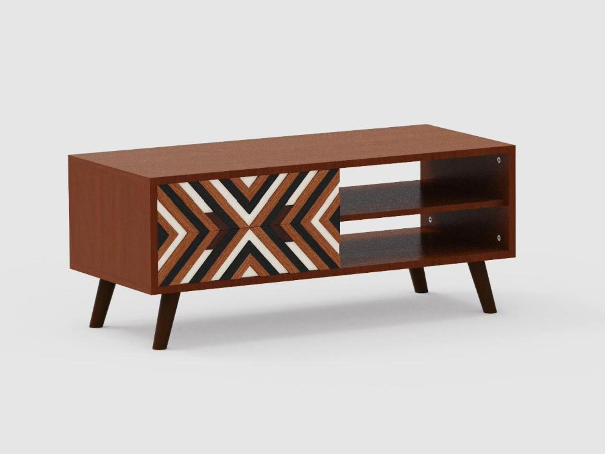 美式咖啡桌-AZTEC元素面板茶几_Mikael_yang-站酷ZCOOL