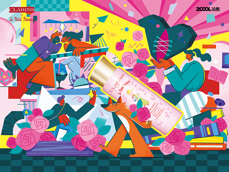 邂逅#粉嫩多巴胺少女# 《定格心动》_S_NiNE南九-站酷ZCOOL