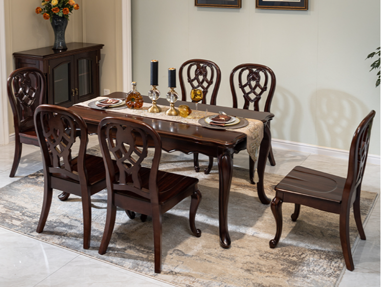 简约美式餐桌_一粟songshu-站酷ZCOOL