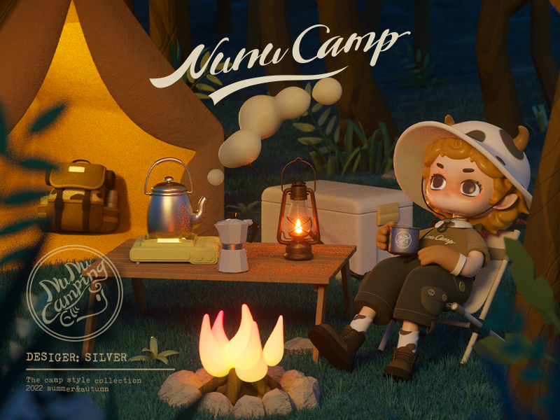 原创露营潮玩IP︱Nunu Camp_荻西-站酷ZCOOL