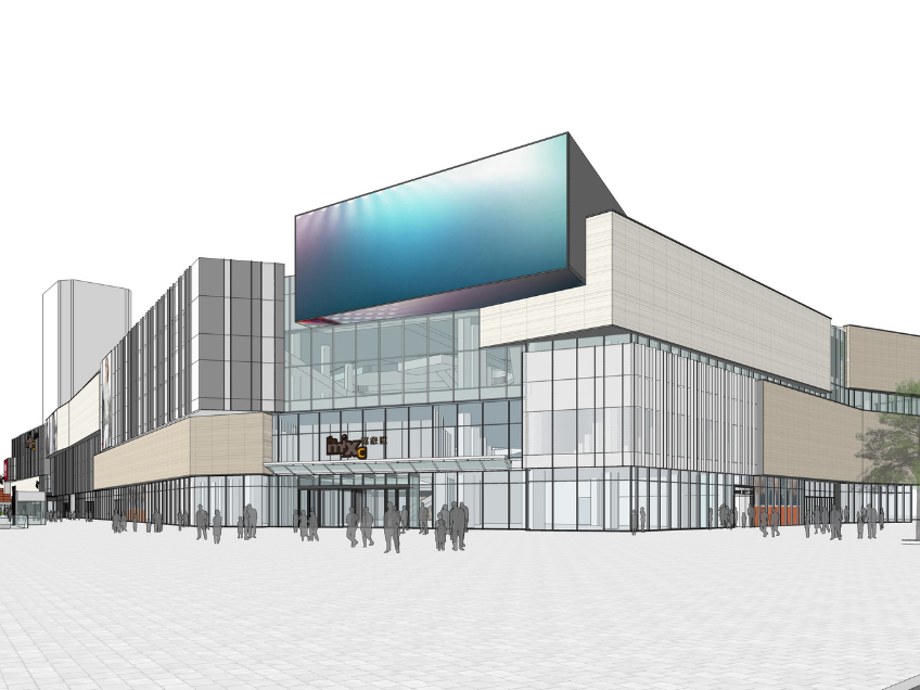 万象汇商业综合体SU模型下载_素模网-站酷ZCOOL