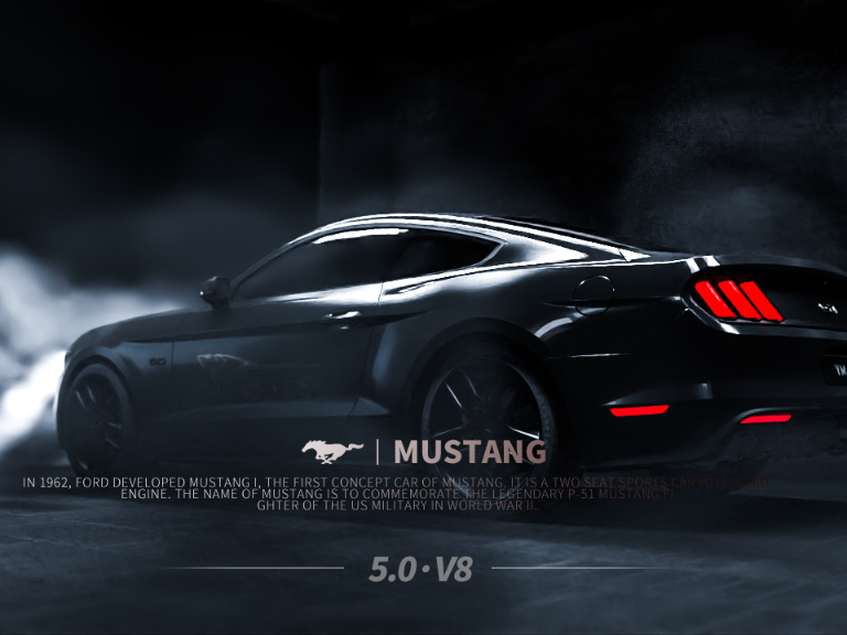 福特野马Mustang_惬意心扉-站酷ZCOOL