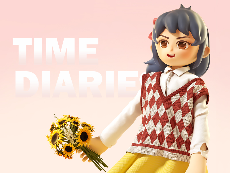【104】Time diaries拾光日记_三维设计小雪-站酷ZCOOL