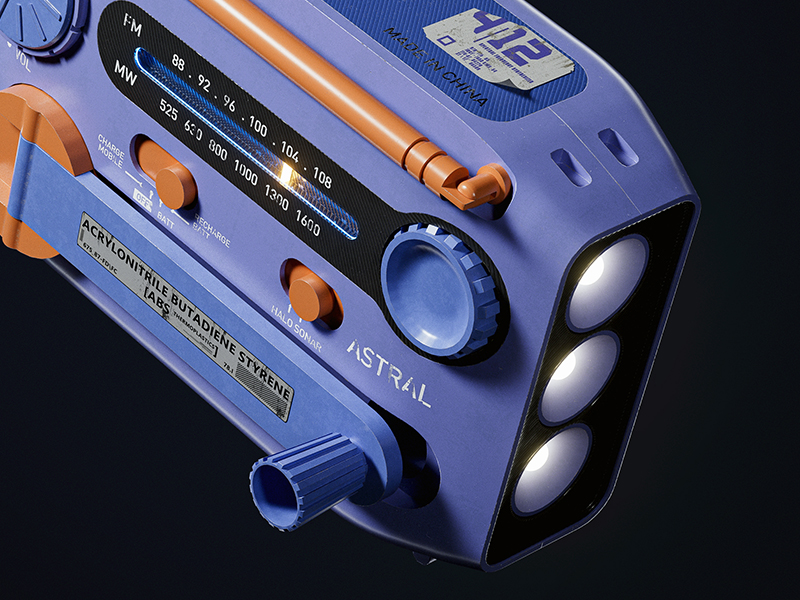 户外手电产品渲染_AZ_zzzz-站酷ZCOOL