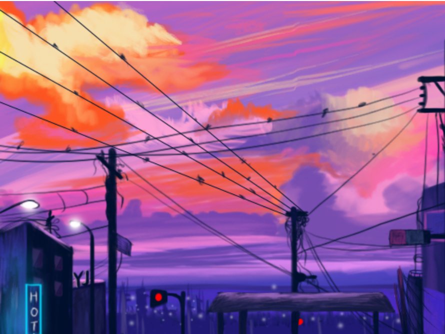 城市街角_与自己和解的桃子-站酷ZCOOL