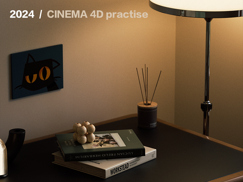 CINEMA 4D 练习_阿区想屁吃-站酷ZCOOL