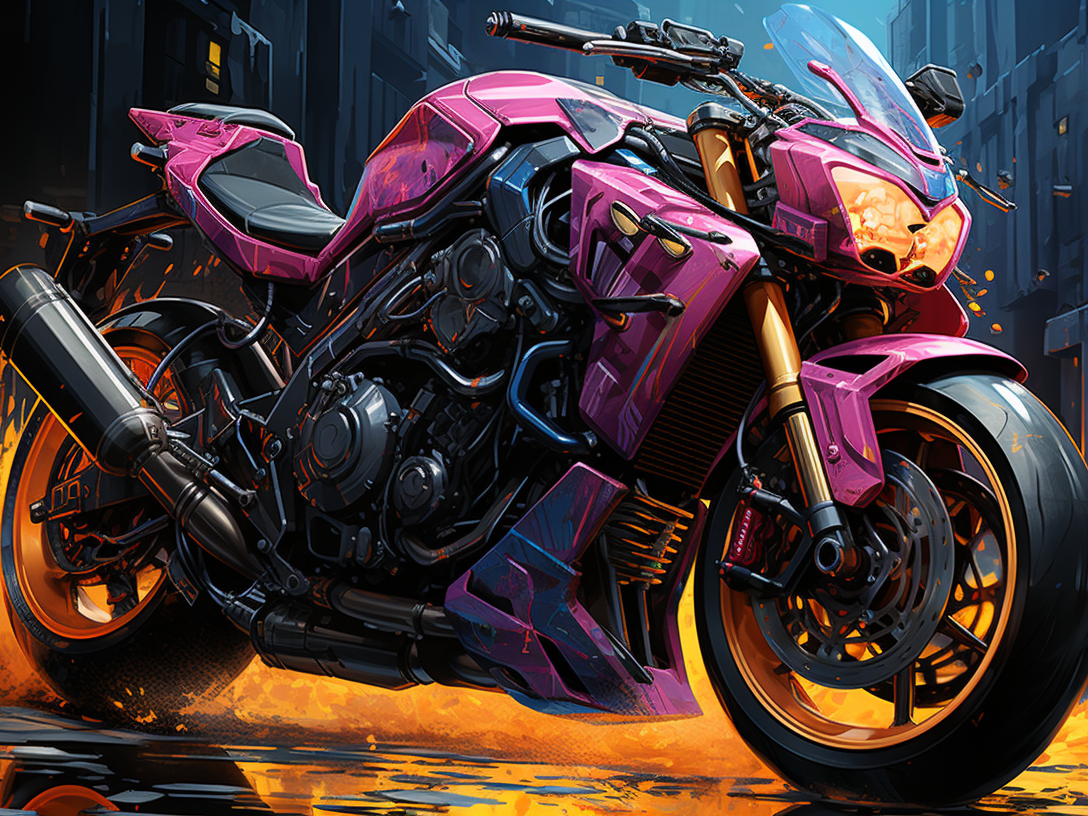 Cyderpunk Motocycle_LZY0919-站酷ZCOOL