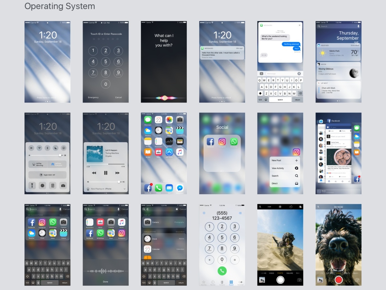 Facebook iOS 10 GUI_黑马ICON-站酷ZCOOL