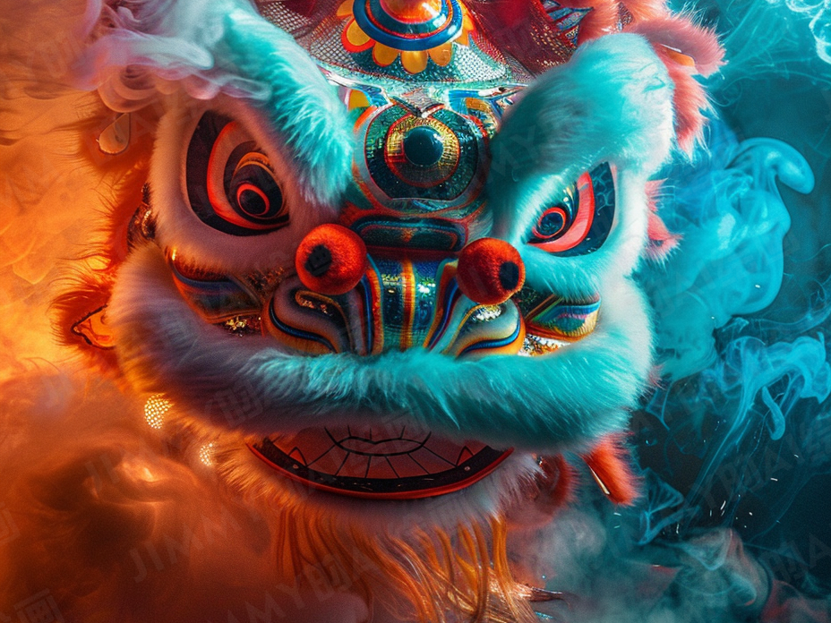 醒狮_积敏的AI绘画-站酷ZCOOL