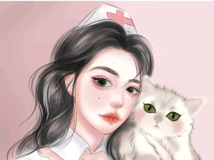 💗手绘头像|临摹💗_Aria陶她她-站酷ZCOOL