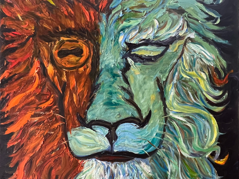 元宇宙的“勇敢狮”_Z358704988-站酷ZCOOL