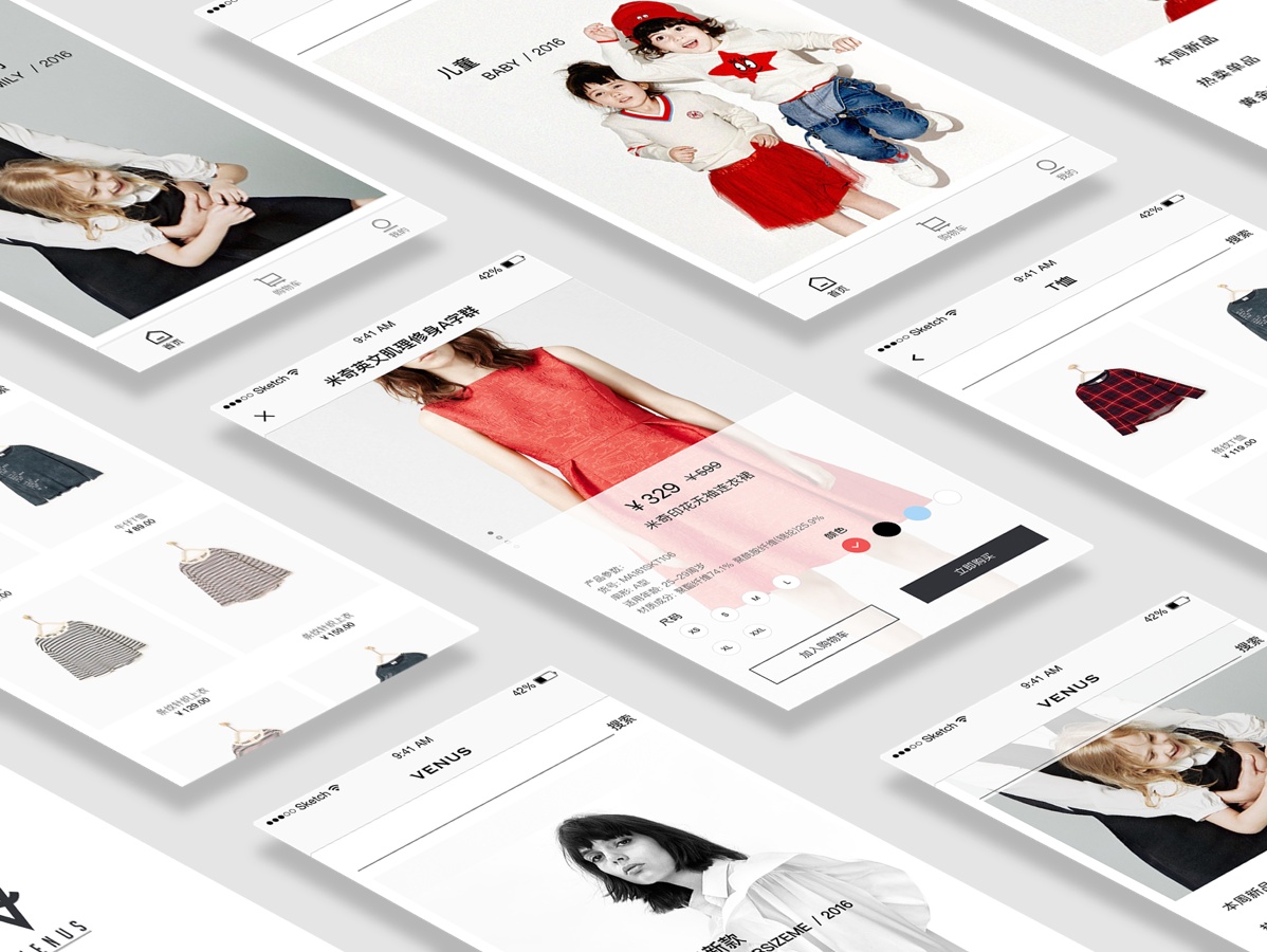 VENUS-电商（平时练习作品，把ZARA改装了一下）_珍獸-站酷ZCOOL