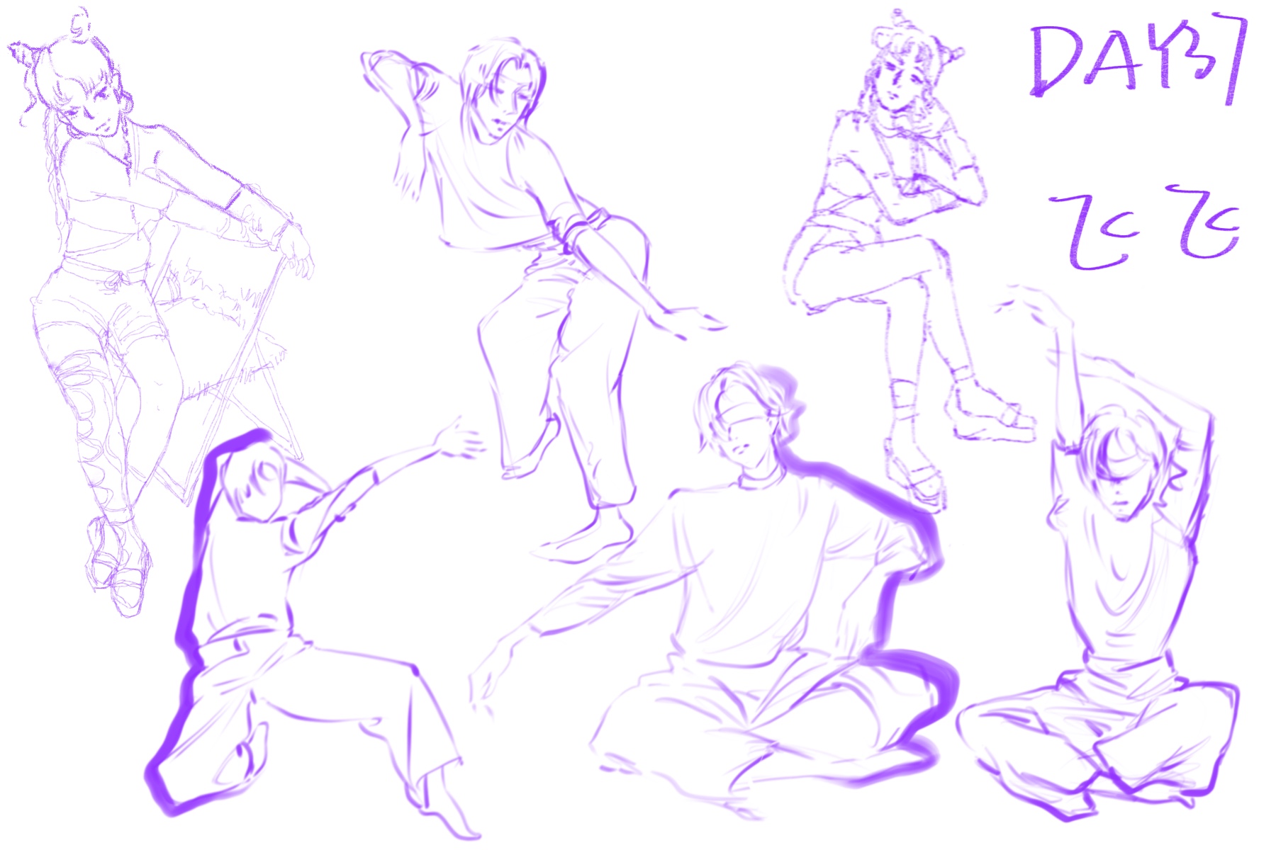 #速写60天挑战赛# day37@速写班长 _夏飞飞233-站酷ZCOOL