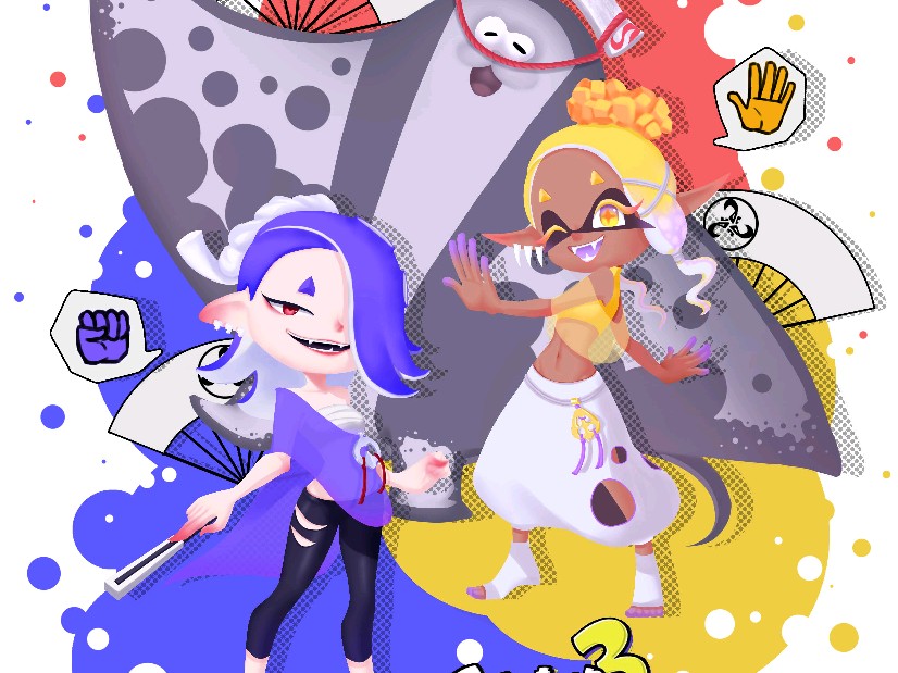 斯普拉顿3同人_榆煌-站酷ZCOOL