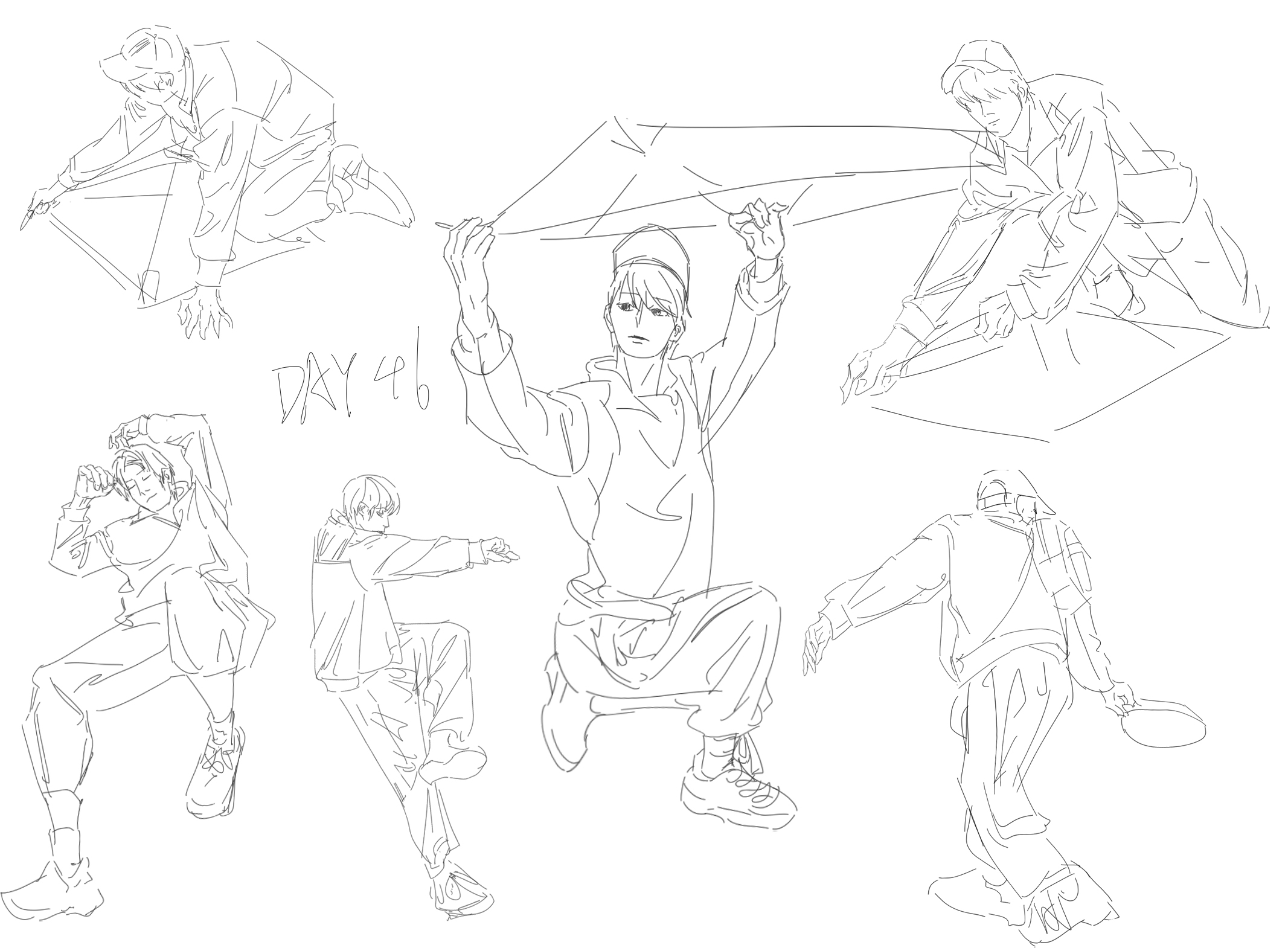 #速写60天挑战赛# day46@速写班长 _不可食性芒硝-站酷ZCOOL