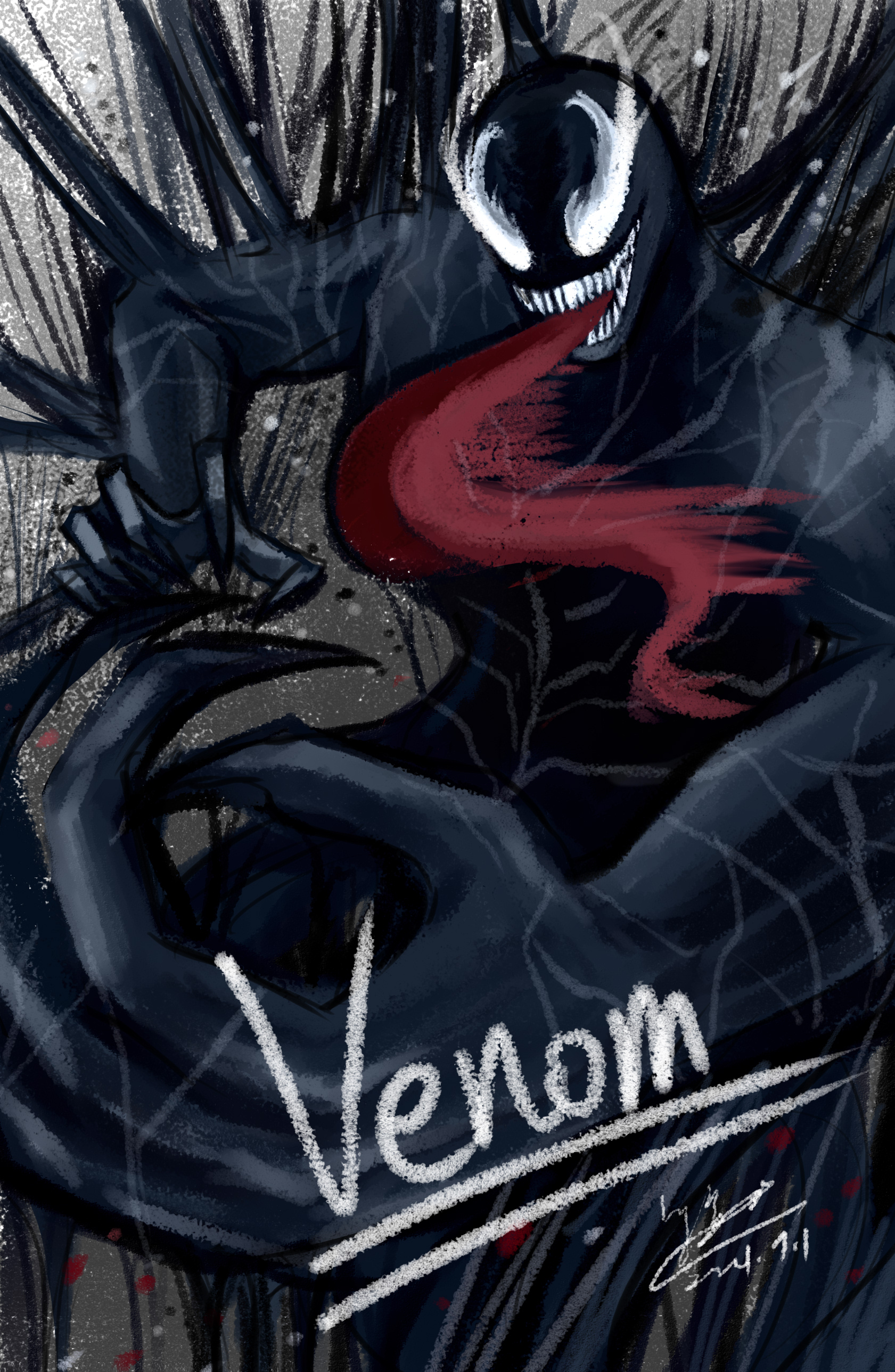 《毒液Venom》_这里是一只鱼砸-站酷ZCOOL