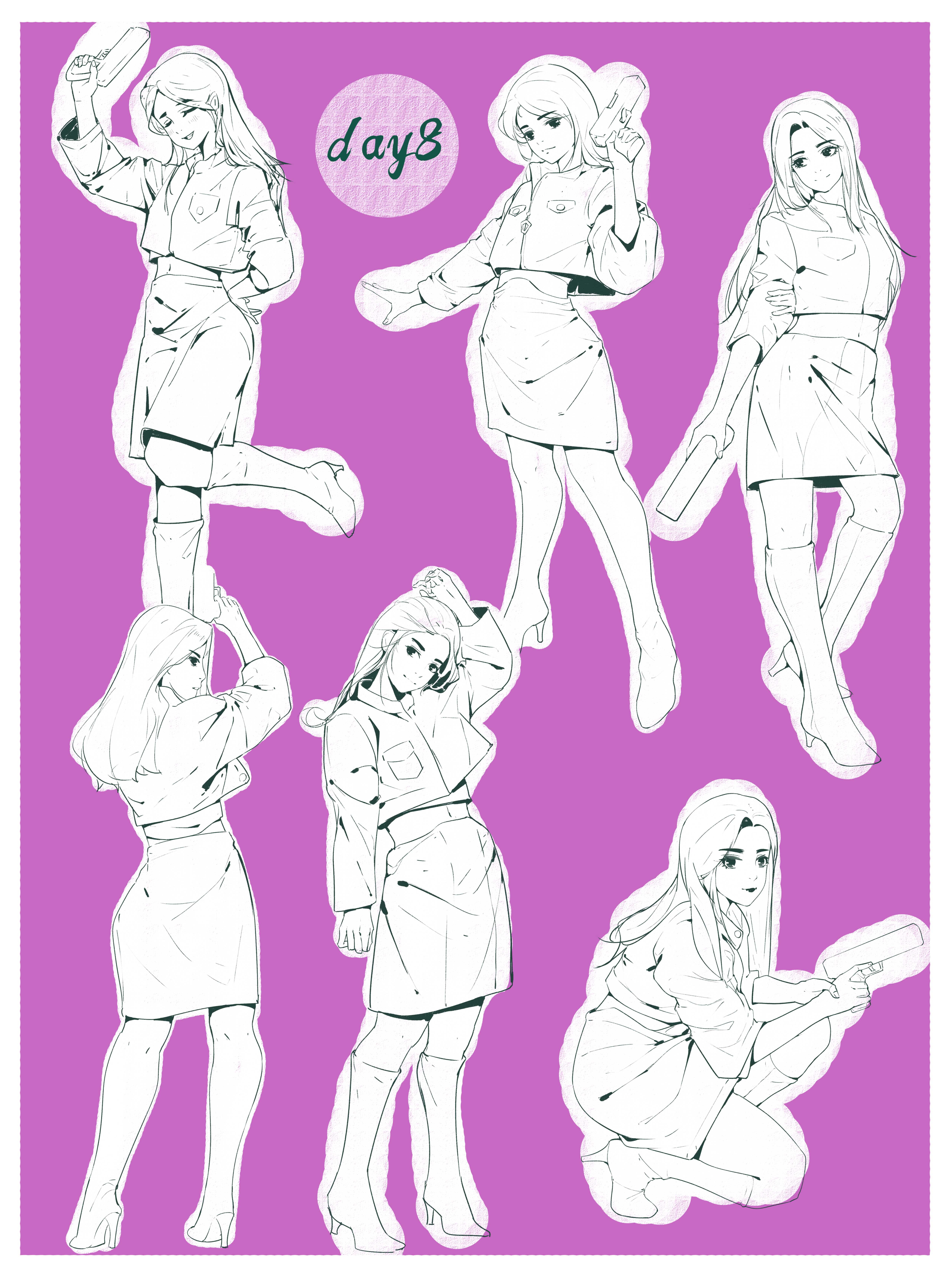 #速写60天挑战赛#@速写班长Day8_水獭大王An-站酷ZCOOL