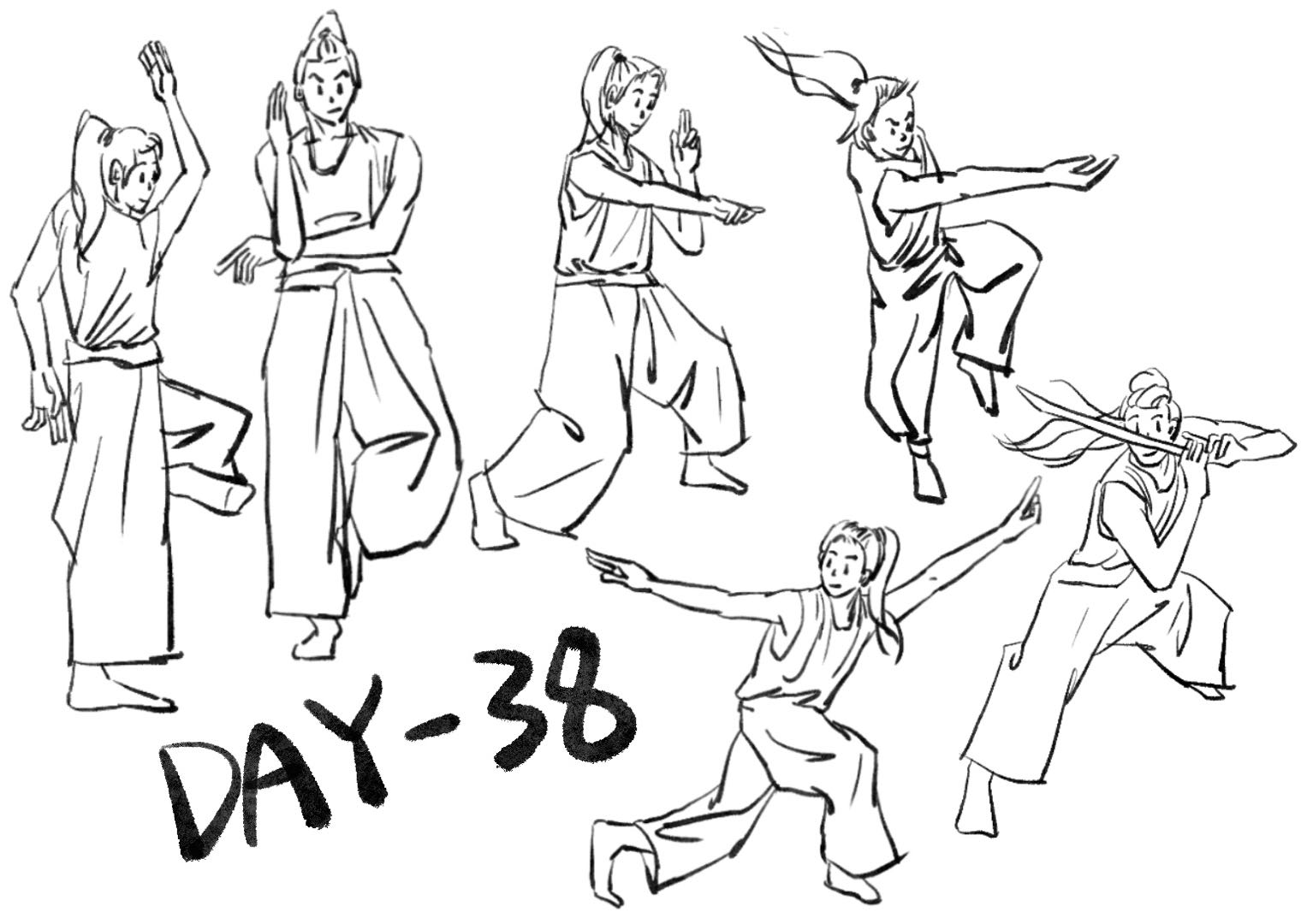 速写60天挑战赛 DAY38 @速写班长_印第安小揪揪-站酷ZCOOL