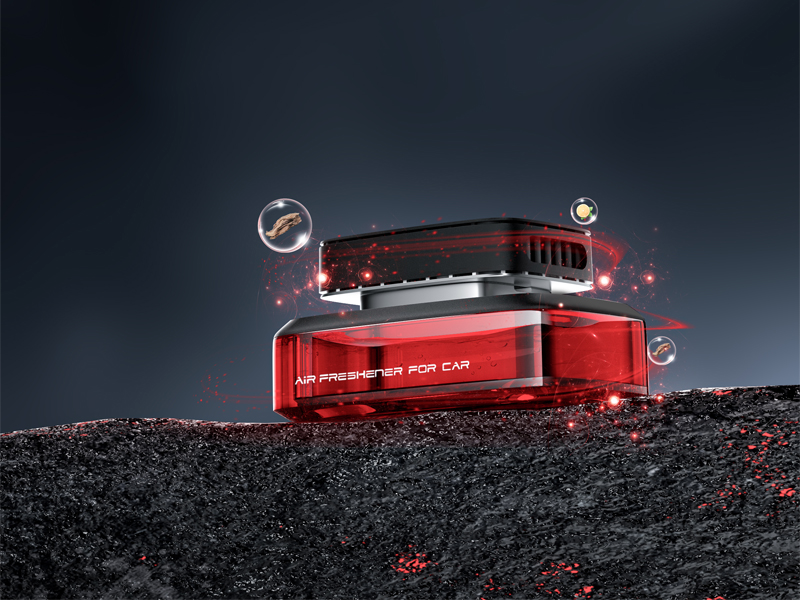 产品渲染-车载香薰_zelz-站酷ZCOOL