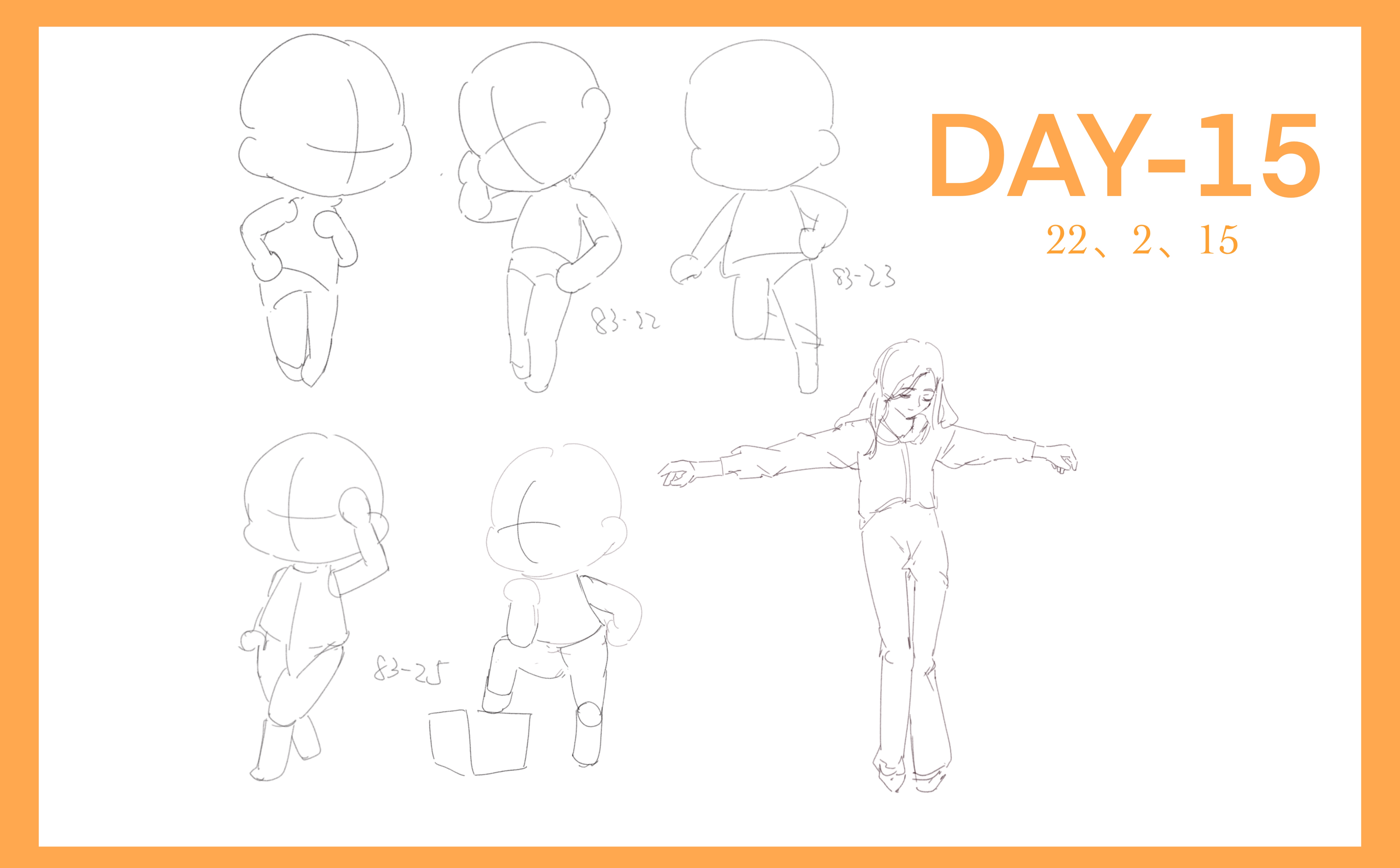 #速写60天挑战赛# @速写班长 day15_好好活下去-站酷ZCOOL