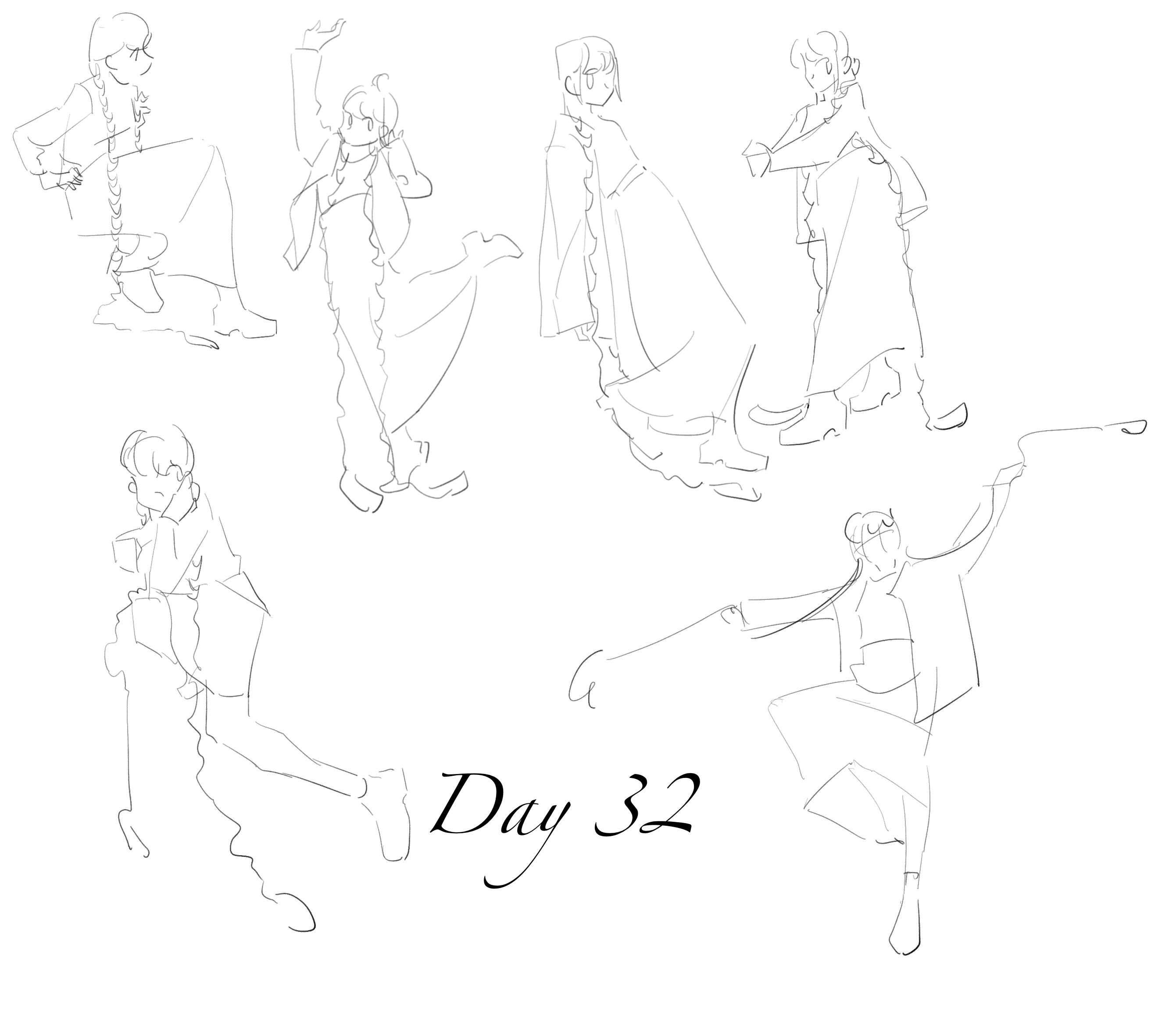 #速写60天挑战赛# day32@速写班长 _冬至常青-站酷ZCOOL