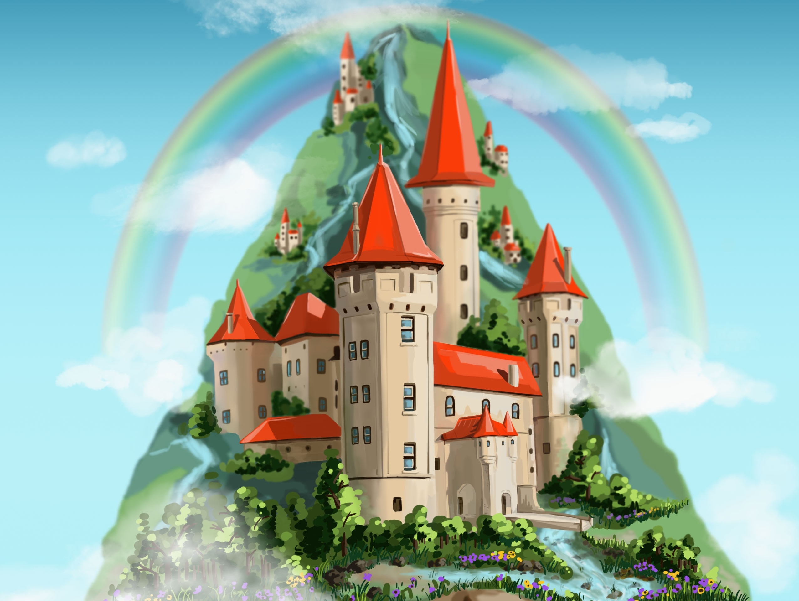 场景设定“飞岛”__YangYang-站酷ZCOOL