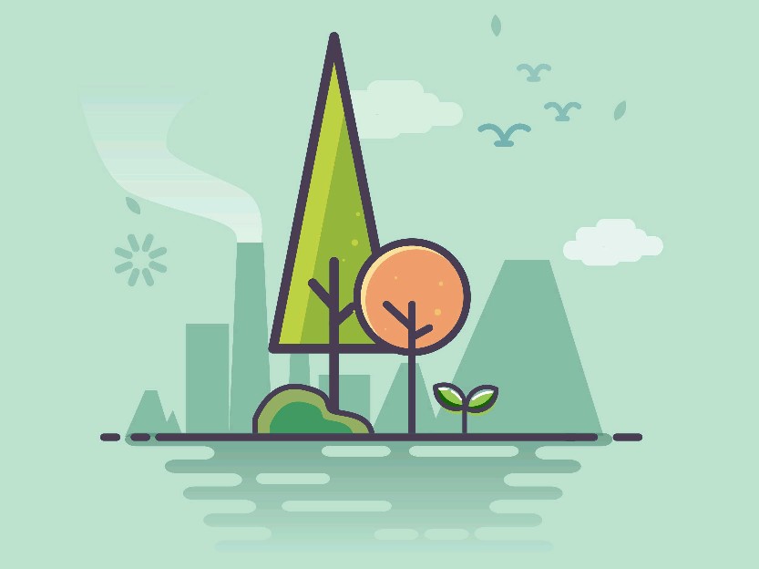 一组MBE风格插画_奔跑的雅子-站酷ZCOOL