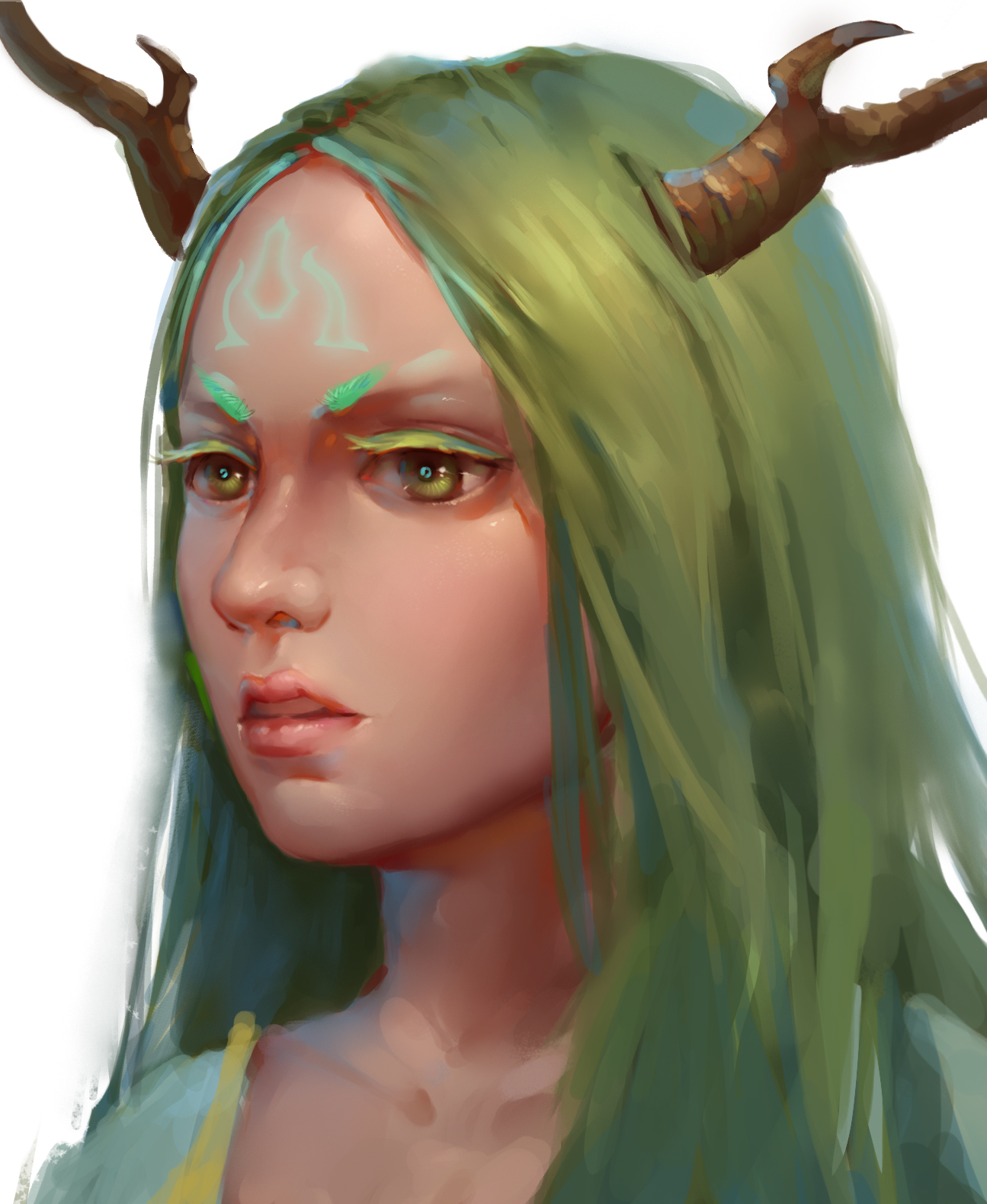 森林女神头像_DZZx-站酷ZCOOL