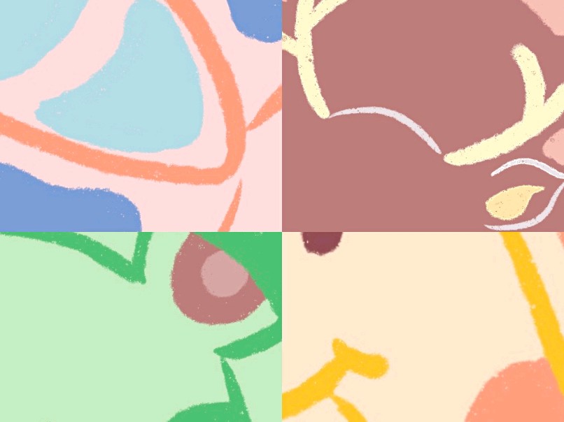 [boom！animals第三弹]原创明信片设计｜治愈动物_吉柿喜士多-站酷ZCOOL