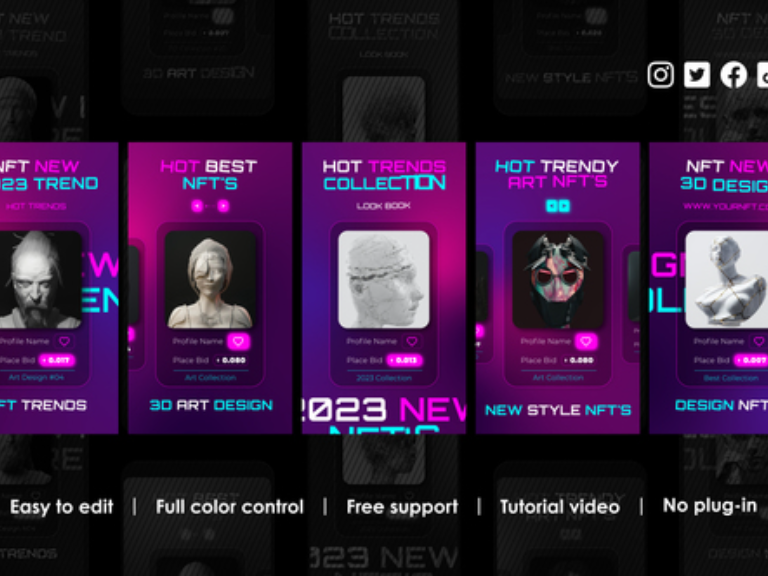 AE模板|竖屏创意抽象渐变背景元素动效动画艺术品时尚_猿文件网官方账号-站酷ZCOOL