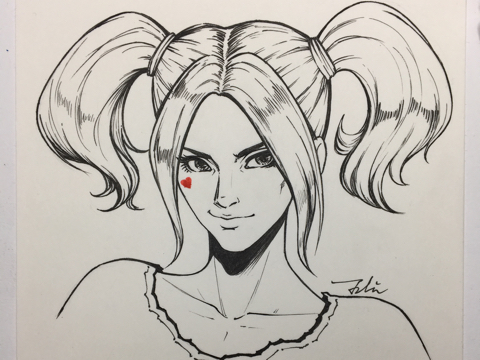 小丑女Harley Quinn_Tz_art-站酷ZCOOL