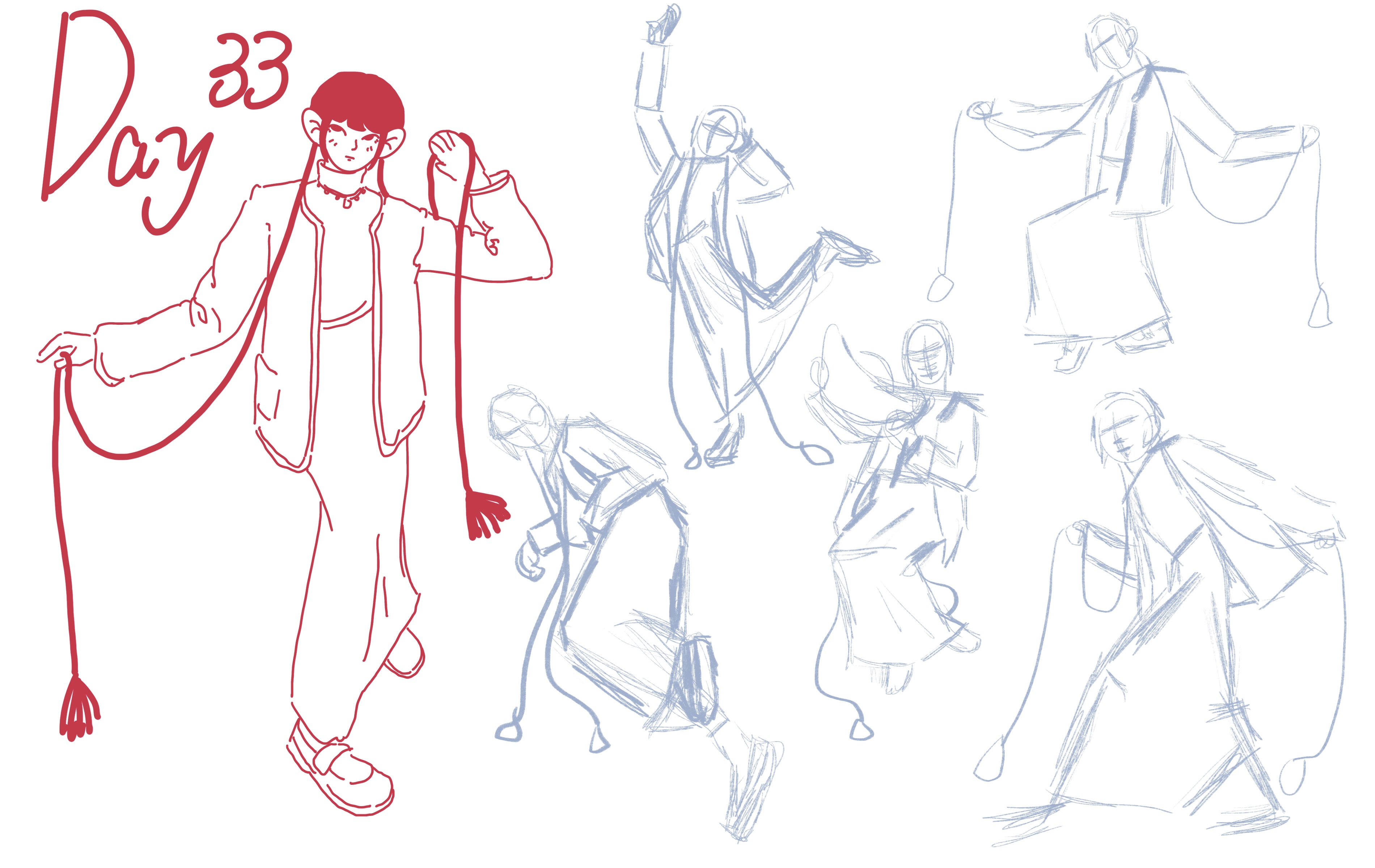 #速写60天挑战赛# Day33@速写班长_llakllakalllakll-站酷ZCOOL