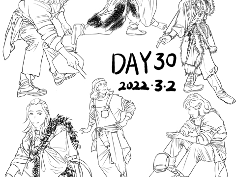 #速写60天挑战赛# @速写班长 day30_Dedue-站酷ZCOOL
